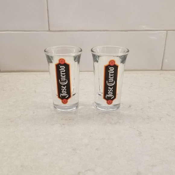 Jose Cuervo | Dining | Set Of 2 Jose Cuervo Shot Glasses | Poshmark